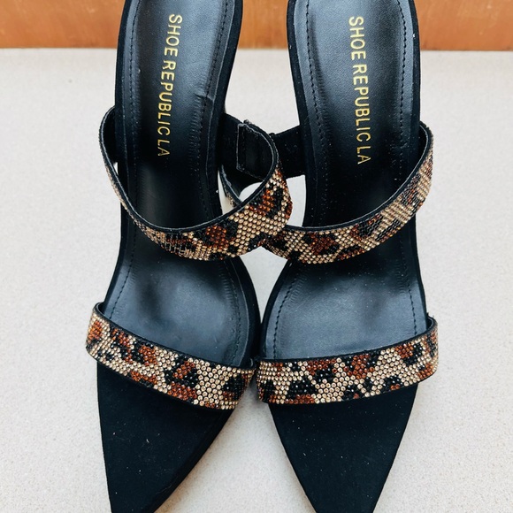 Shoe Republic LA | Shoes | Shoe Republic La Black And Brown Heeled ...